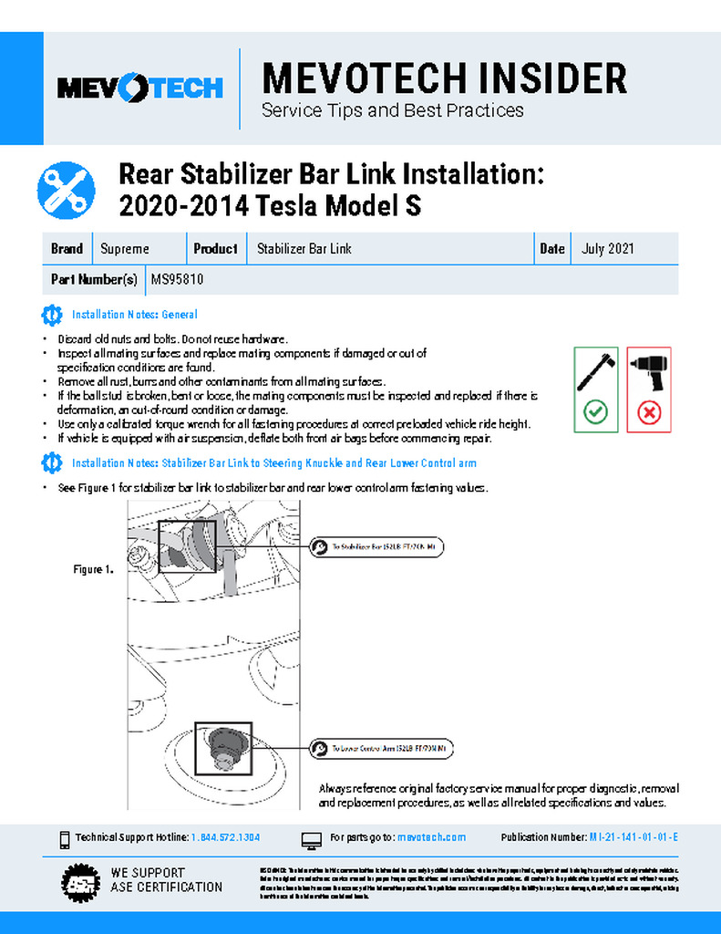 Stabilizer Links - Mevotech